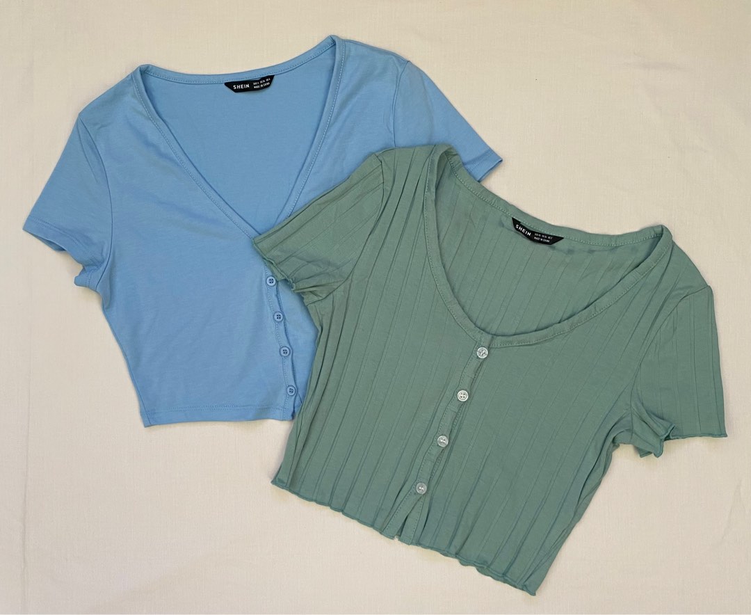 Shein Crop Tops Bundle, Women's Fashion, Tops, Shirts on Carousell