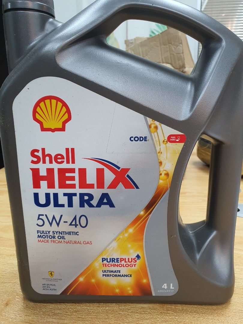 Shell Helix Ultra engine oil, Car Accessories, Accessories on Carousell