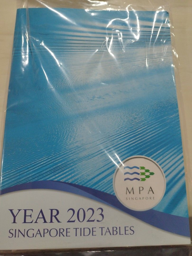 Singapore tide tables 2023, Hobbies & Toys, Books & Magazines, Travel ...