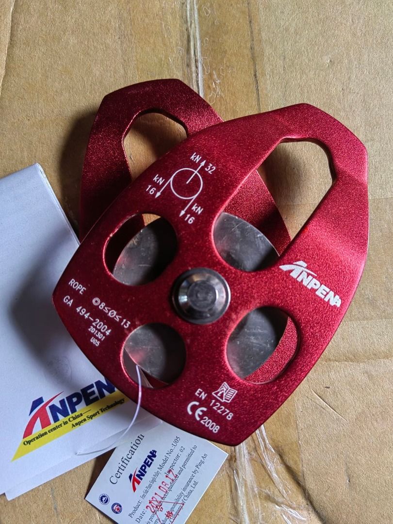 Single Pulley Stainless Steel U05, Sports Equipment, Hiking & Camping ...
