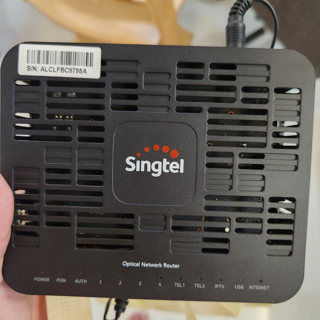 Singtel optical router, Computers & Tech, Parts & Accessories ...