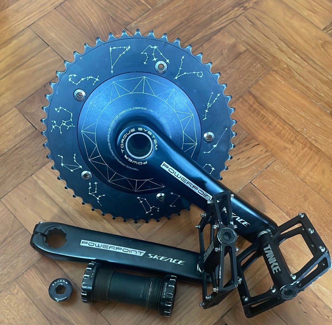 Skeace powerpoint crankset, Sports Equipment, Bicycles & Parts, Parts ...