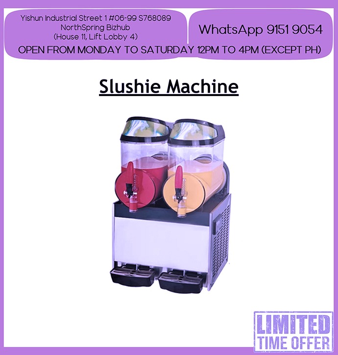 Slushie Machine Code:DP5498, TV & Home Appliances, Kitchen Appliances, Other Kitchen Appliances ...
