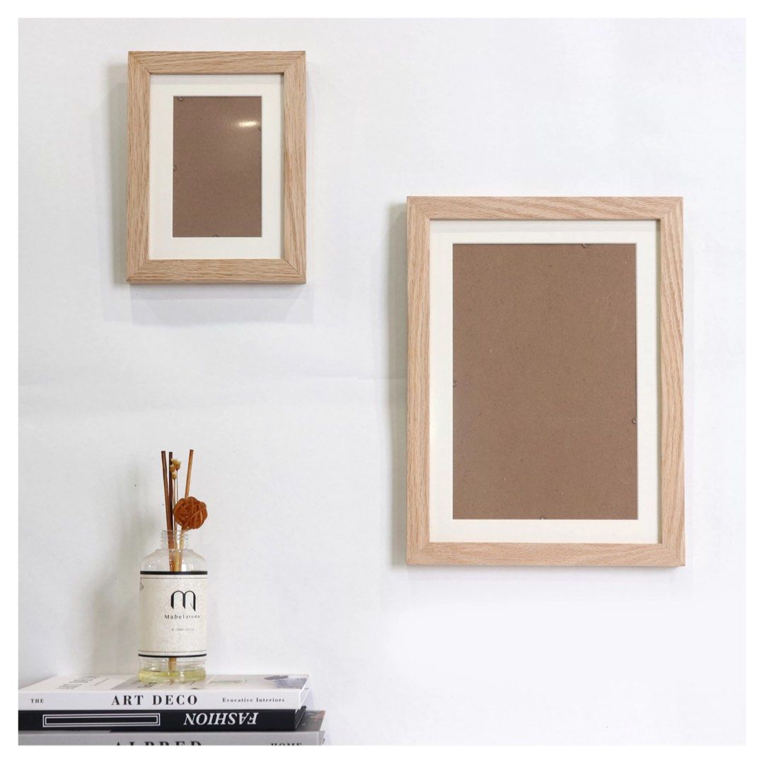 Solid Oak wood frames large 50cm x 70cm, Furniture & Home Living, Home ...