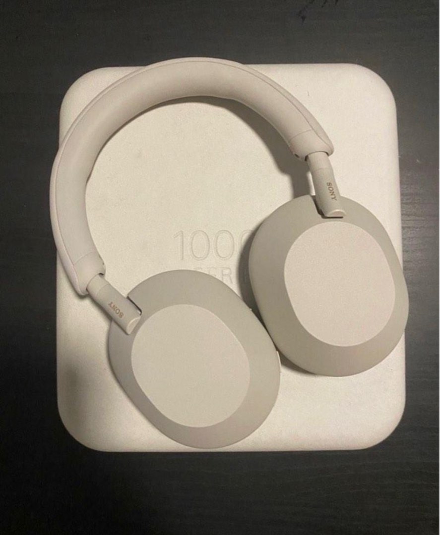 sony xm5 wh-1000xm5 silver beige white, Audio, Headphones & Headsets on ...