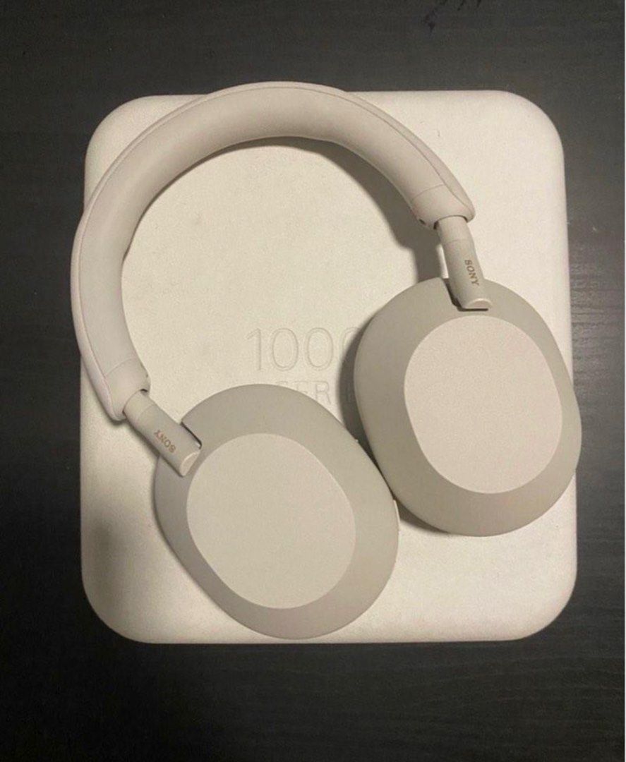 sony xm5 wh-1000xm5 silver beige white, Audio, Headphones & Headsets on ...