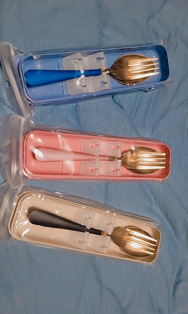 Stainless Steel Spoon / Fork box set, Furniture & Home Living ...