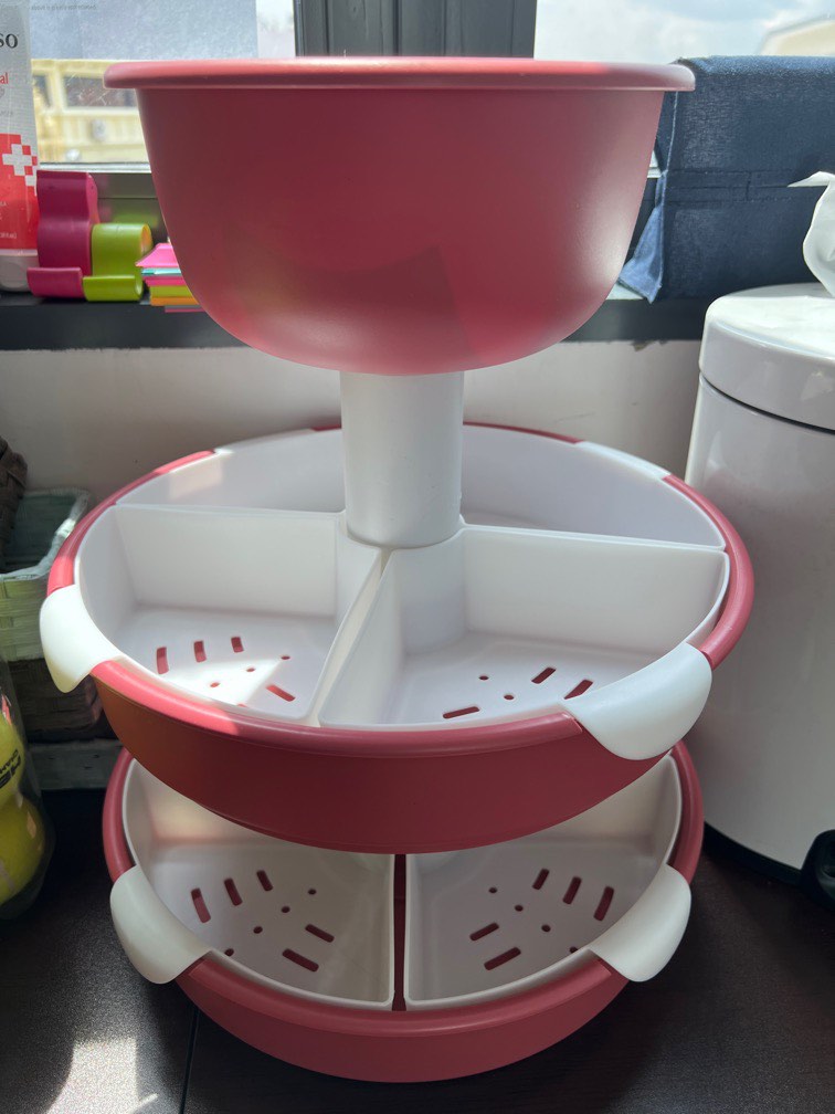 Steamboat Rotating Food Display 3 tier, Furniture & Home Living ...