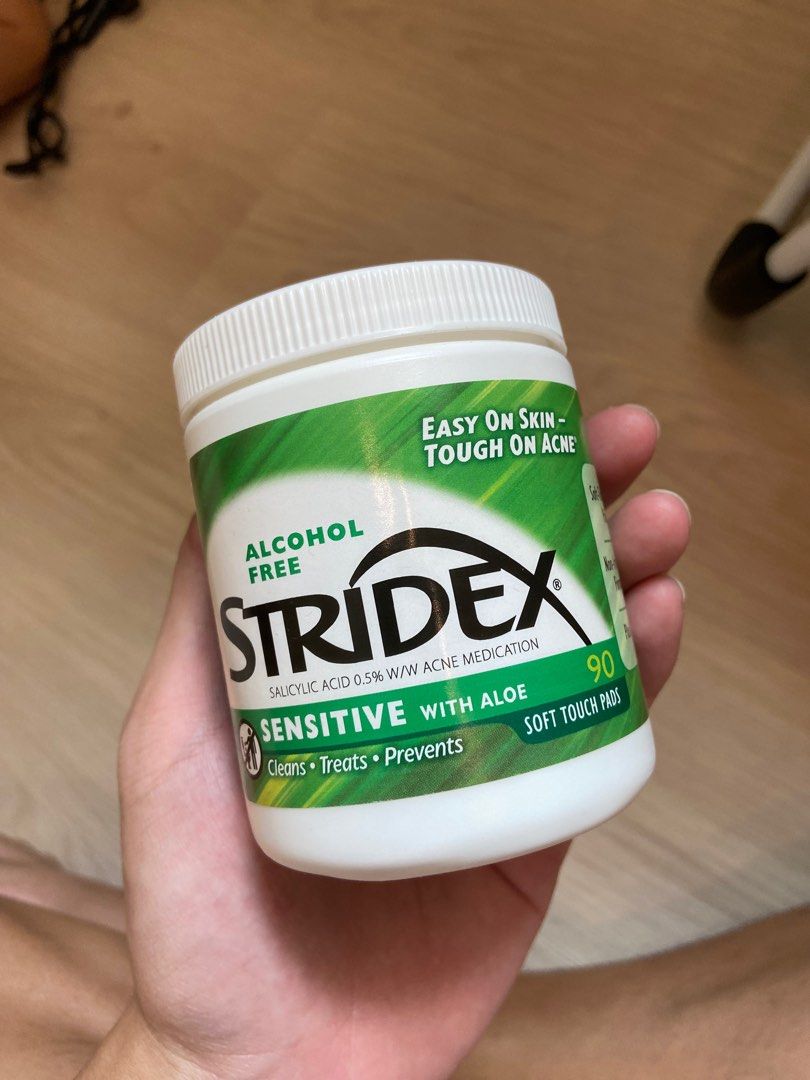 Stridex salicylic acid sensitive 90pads, Beauty & Personal Care, Face ...