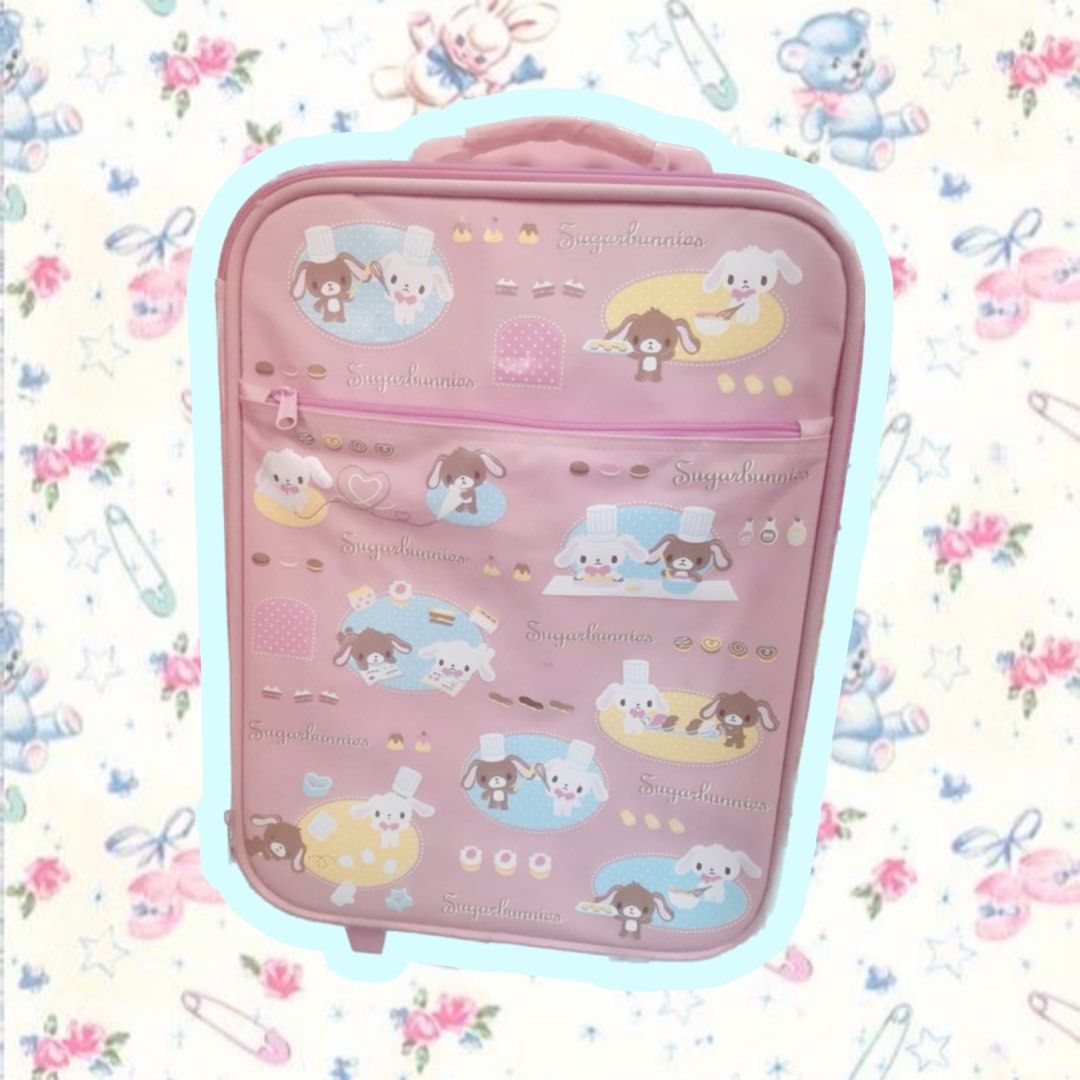 Sugarbunnies Trolley bag, Hobbies & Toys, Travel, Luggage on Carousell