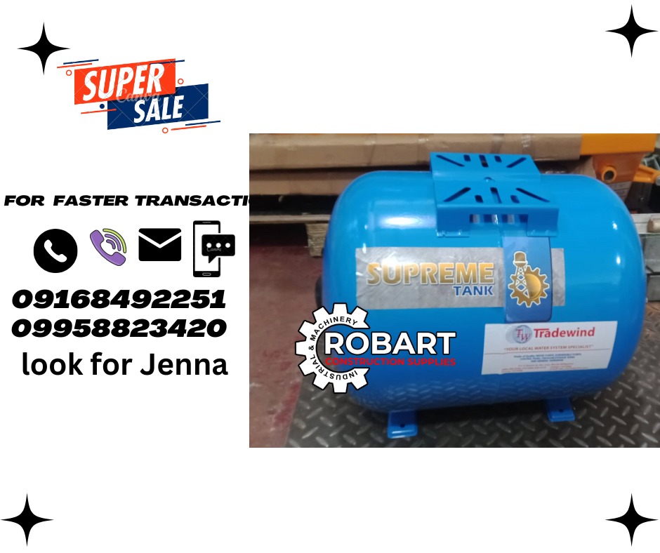 supreme bladder tank 60liters, Commercial & Industrial, Construction ...