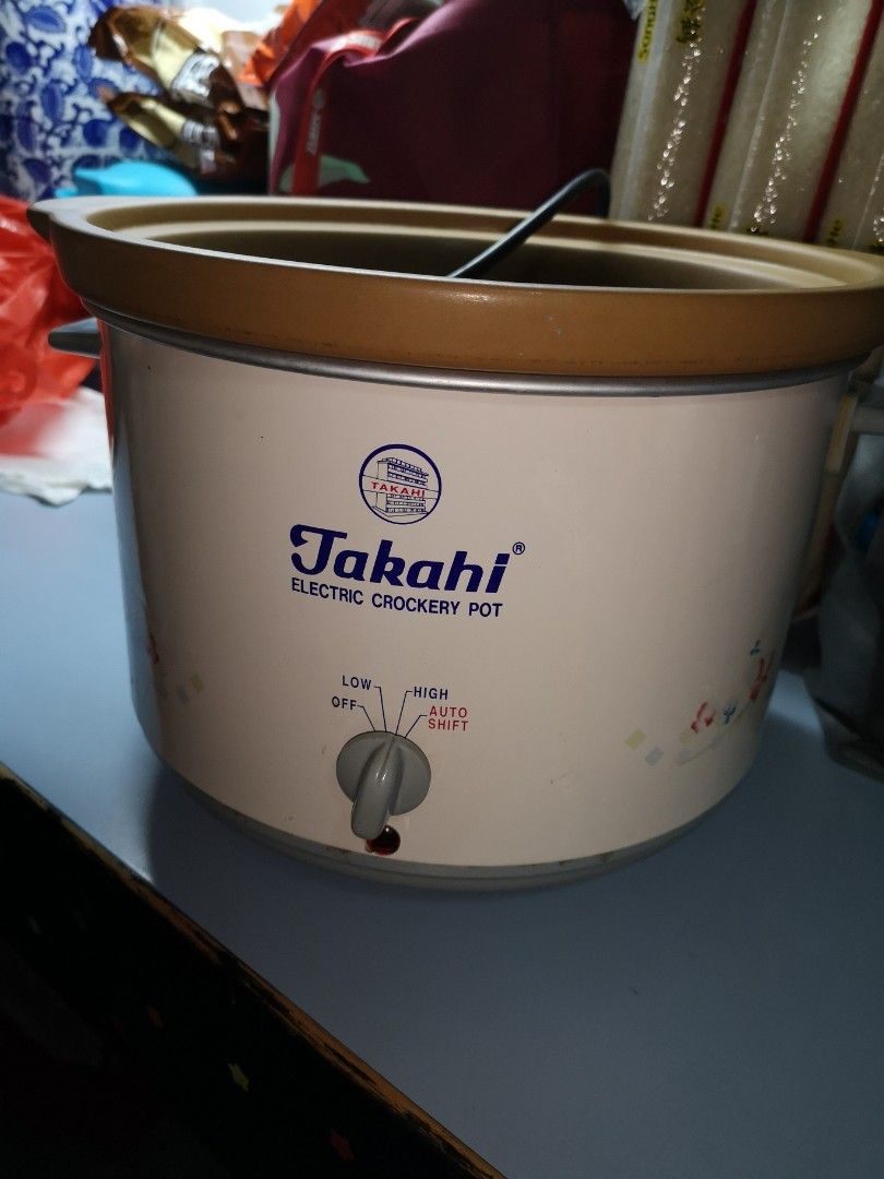 Takahi Model 1606 5.2L Slow Cooker Electric Crockery Pot, TV & Home ...