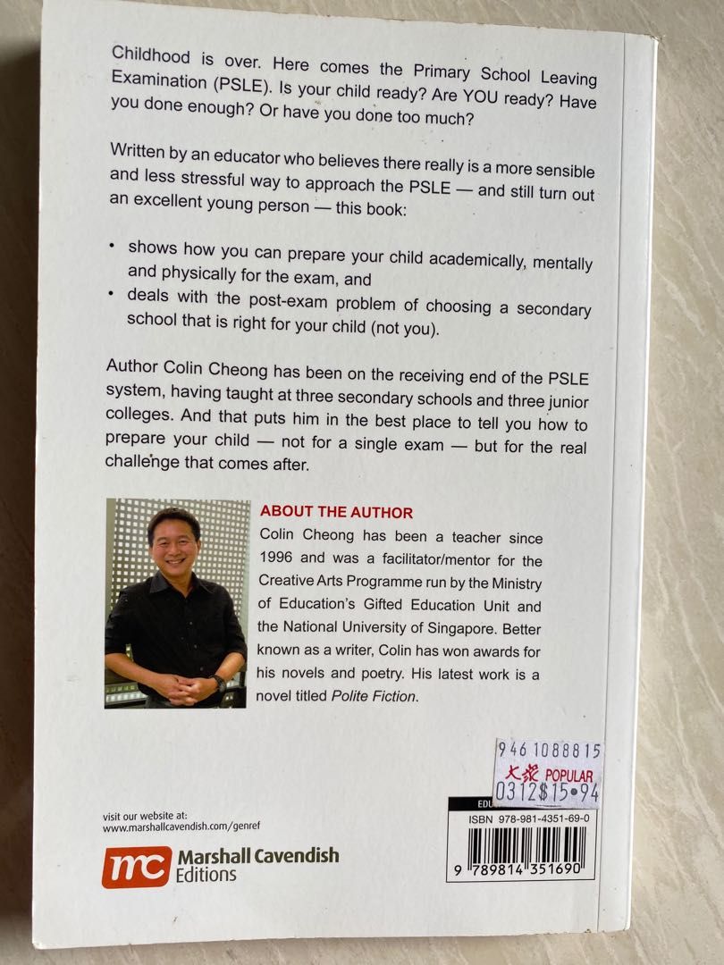 The Essential PSLE Guide for Parents (Colin cheong), Hobbies & Toys ...