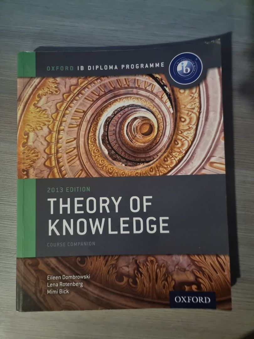 Theory of Knowledge IB textbook, Hobbies & Toys, Books & Magazines ...