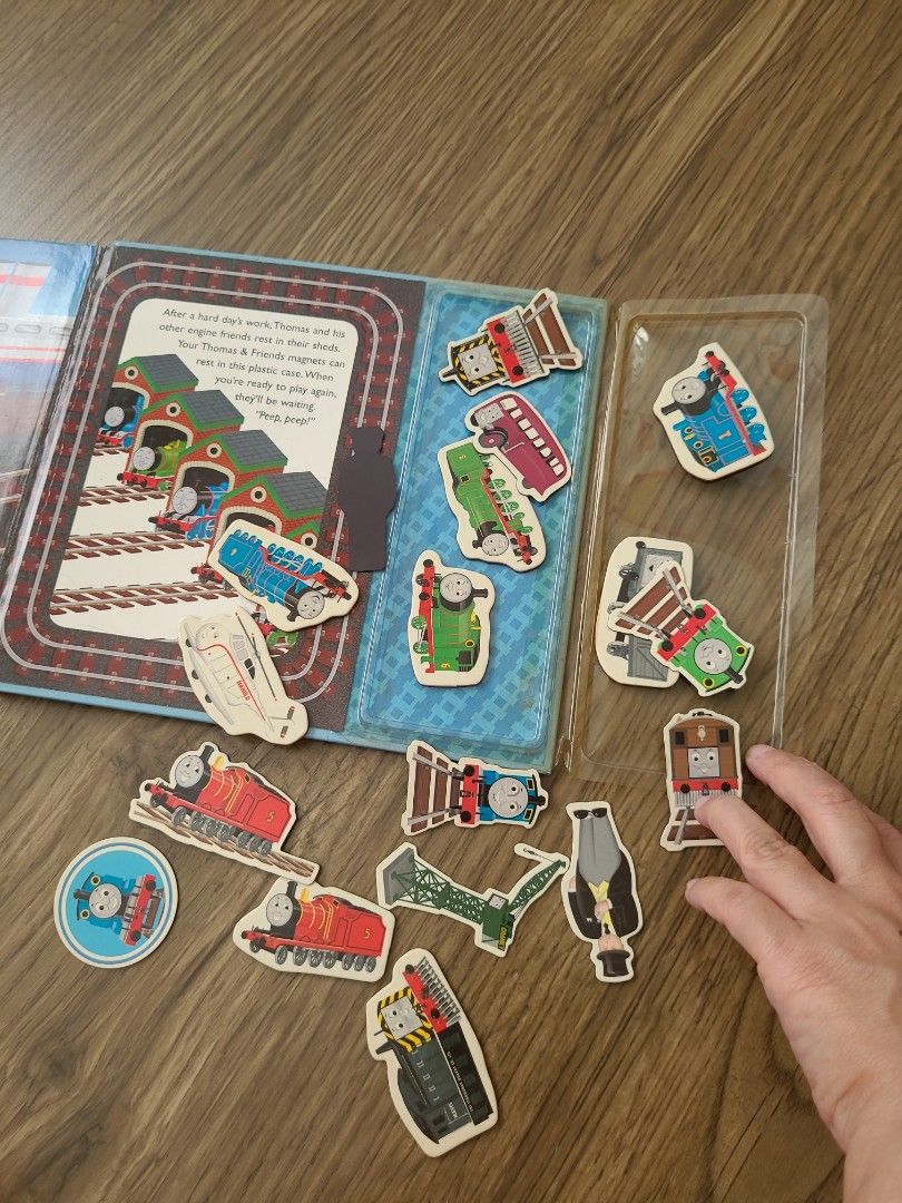 Thomas Magnet book, Hobbies & Toys, Books & Magazines, Children's Books ...