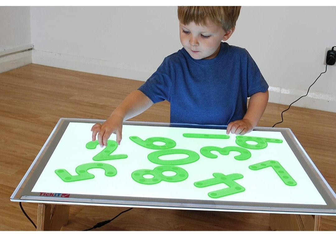 TickiT SiliShapes Dot Numbers - Set of 10 - Transparent Silicone ...