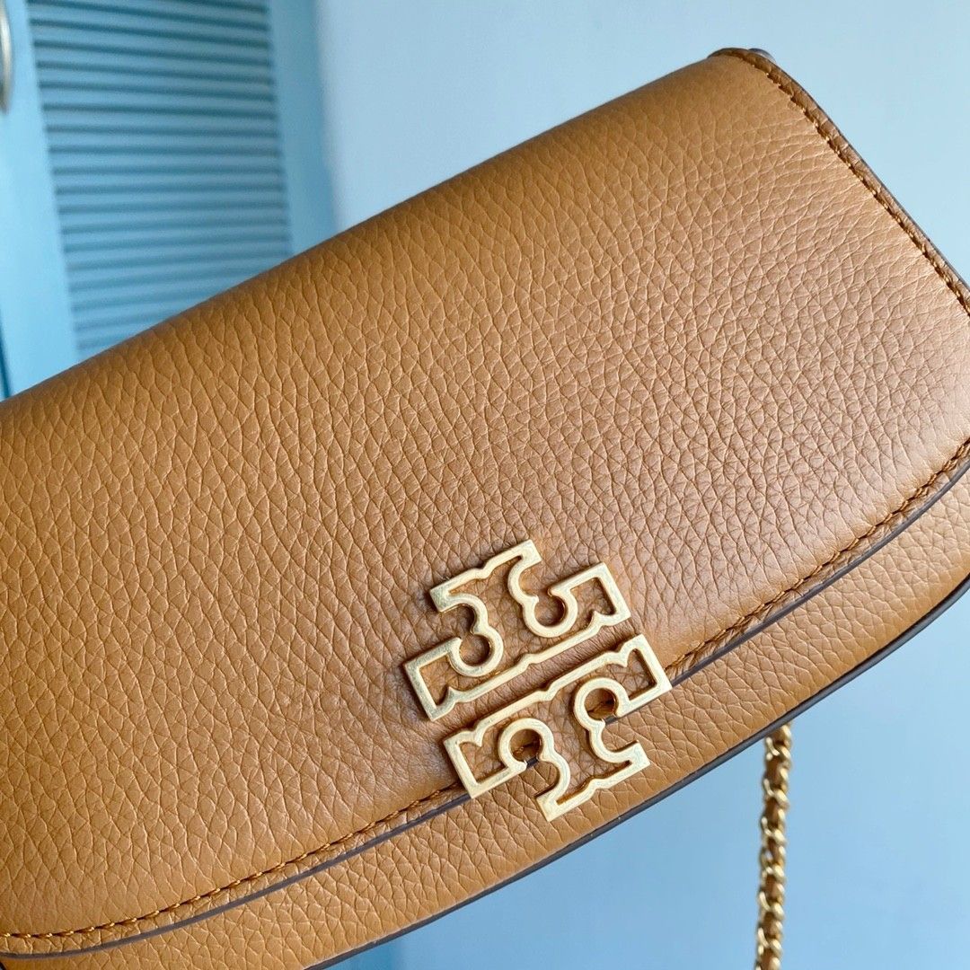 Tory Burch Britten Embossed Convertible Crossbody Bag Brown, Women's ...
