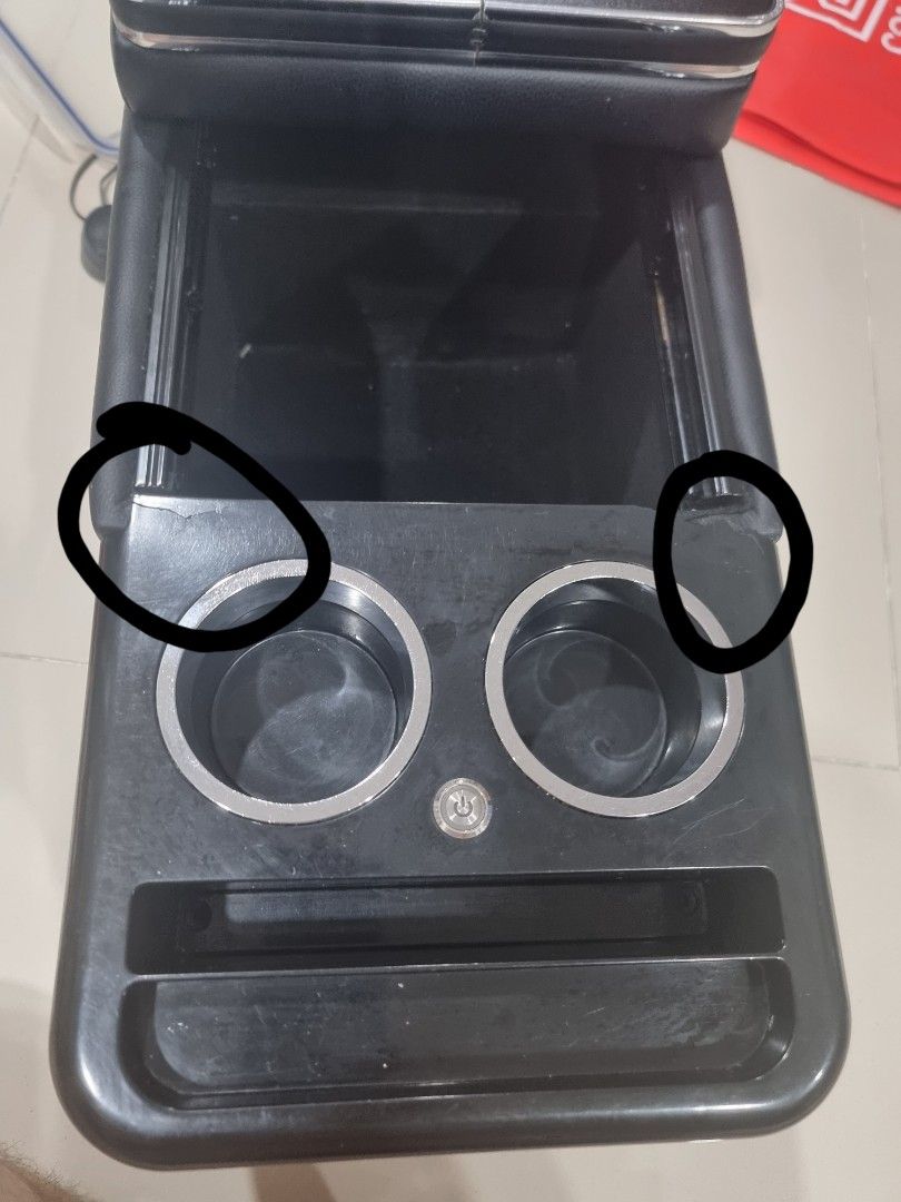 Toyota estima center console box with LED, Car Accessories, Accessories ...