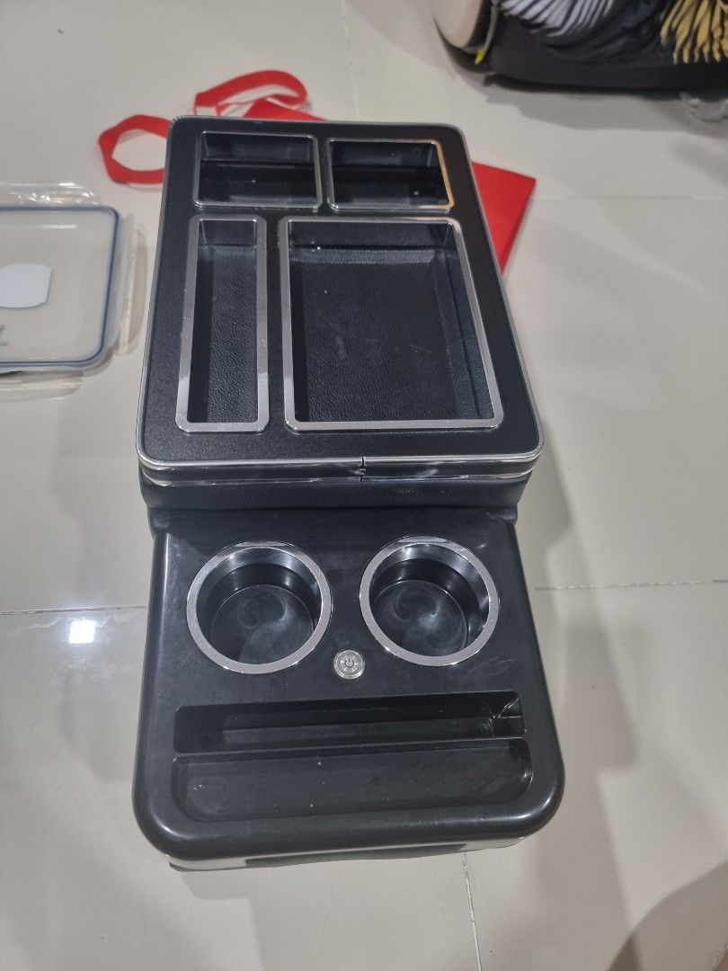 Toyota estima center console box with LED, Car Accessories, Accessories ...