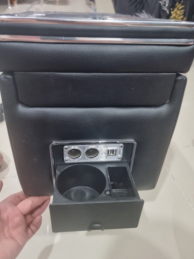 Toyota estima center console box with LED, Car Accessories, Accessories ...