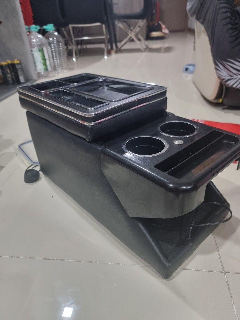 Toyota estima center console box with LED, Car Accessories, Accessories ...