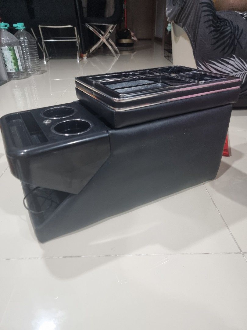 Toyota estima center console box with LED, Car Accessories, Accessories ...