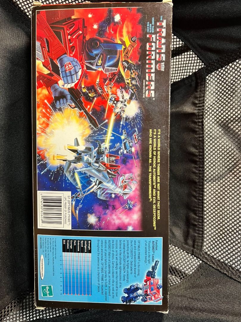 Transformers Optimus Prime Reissue G1 Commemorative Series I - Toys R ...
