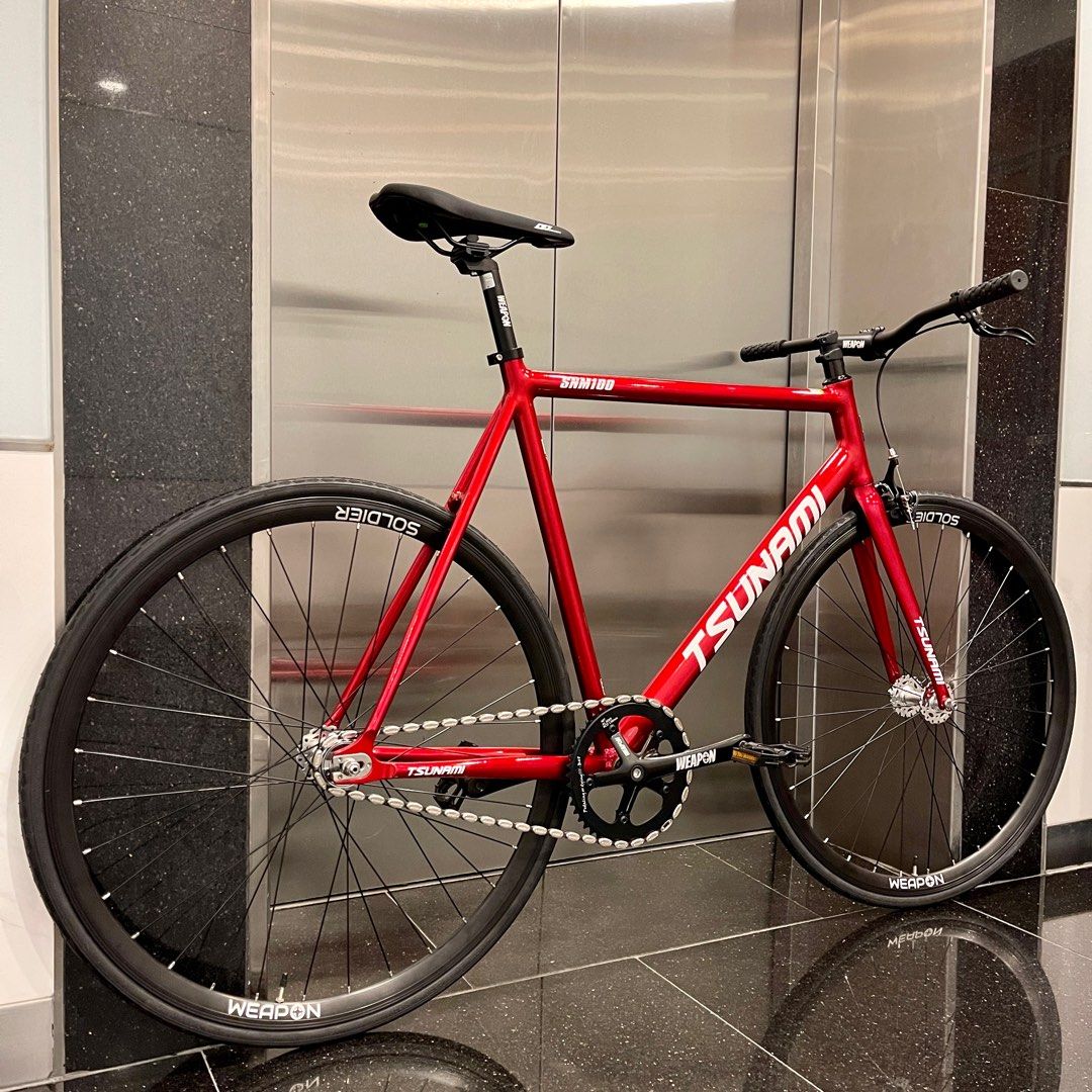 TSUNAMI fixie bike / fixed gear bike /single speed bike - SNM100 - Frameset($330) / complete ...