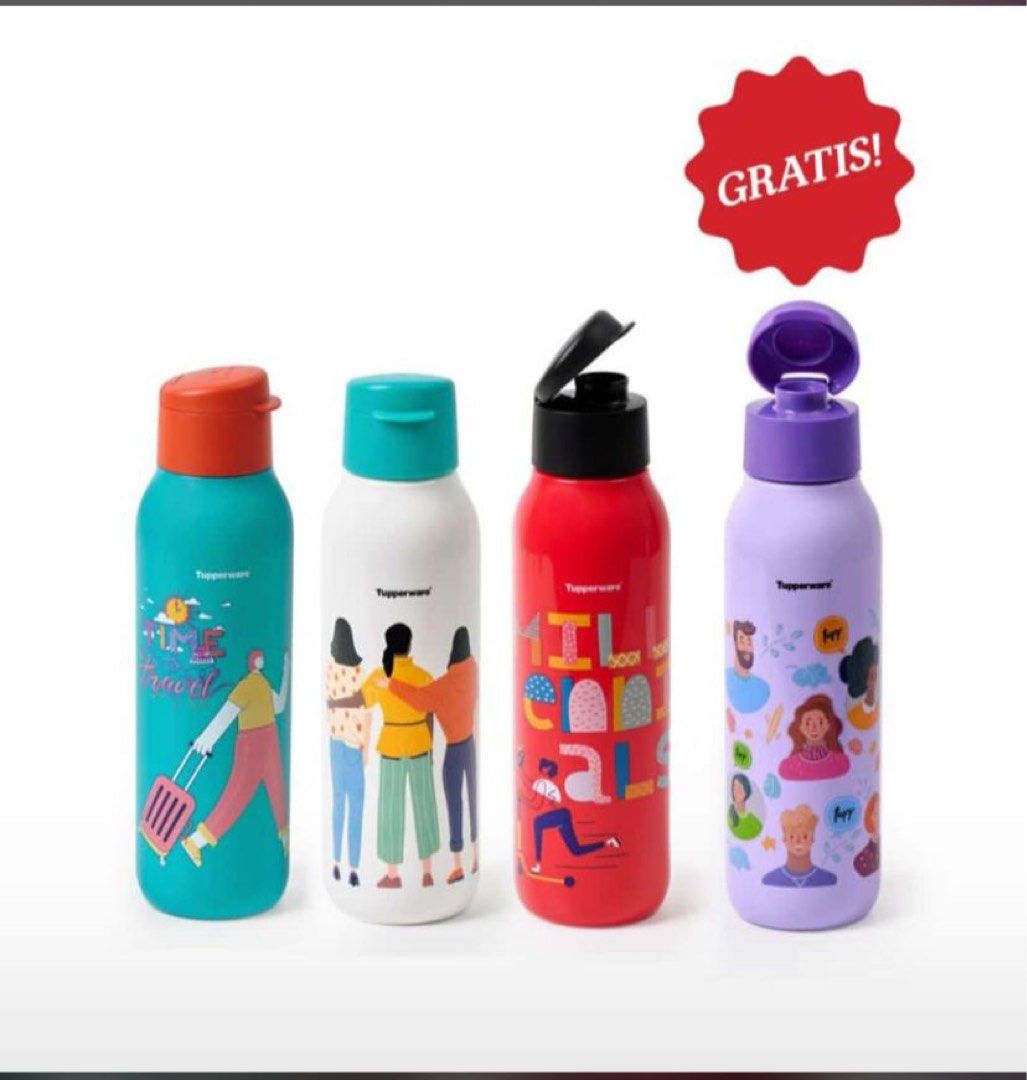 Tupperware botol, Kitchen & Appliances di Carousell