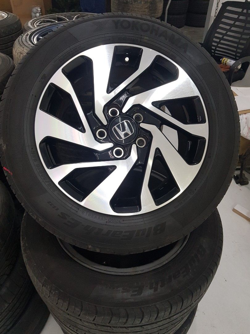 Used 16" Original Honda Civic Rims & Yokohama Es32 Tyres, Car ...