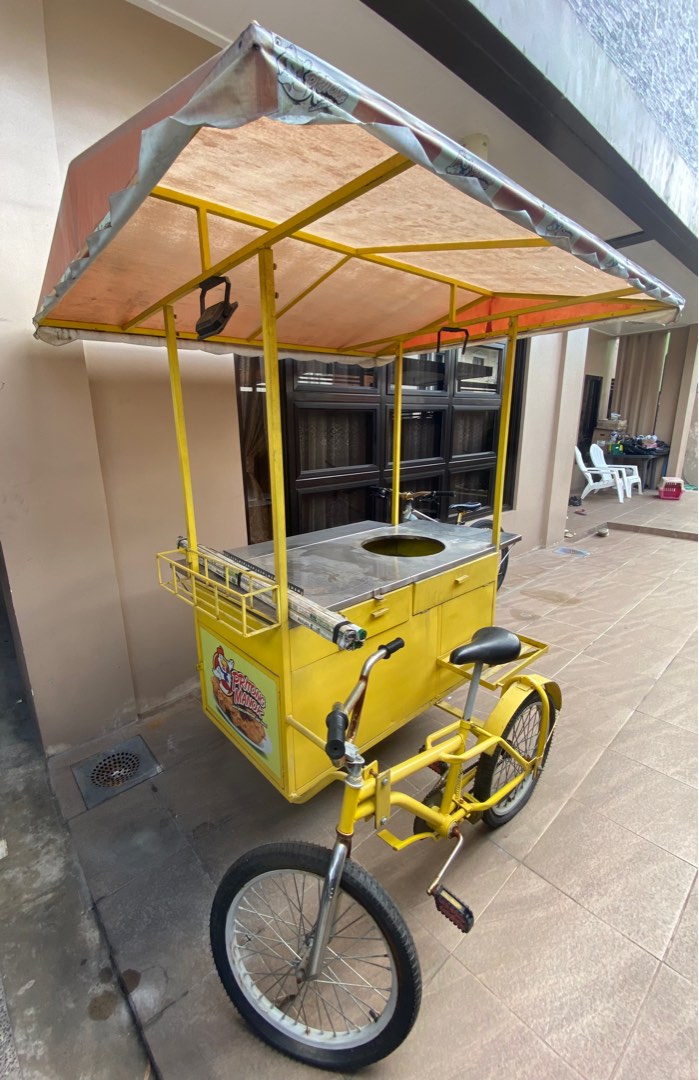 Used Food Cart with Bike, Business Services, Others on Carousell