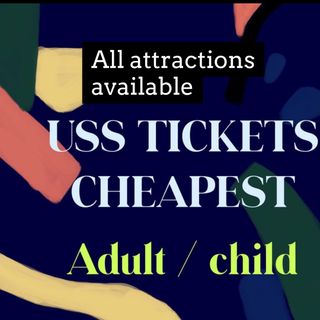 USS TICKET UNIVERSAL STUDIOS, Tickets & Vouchers, Local Attractions ...