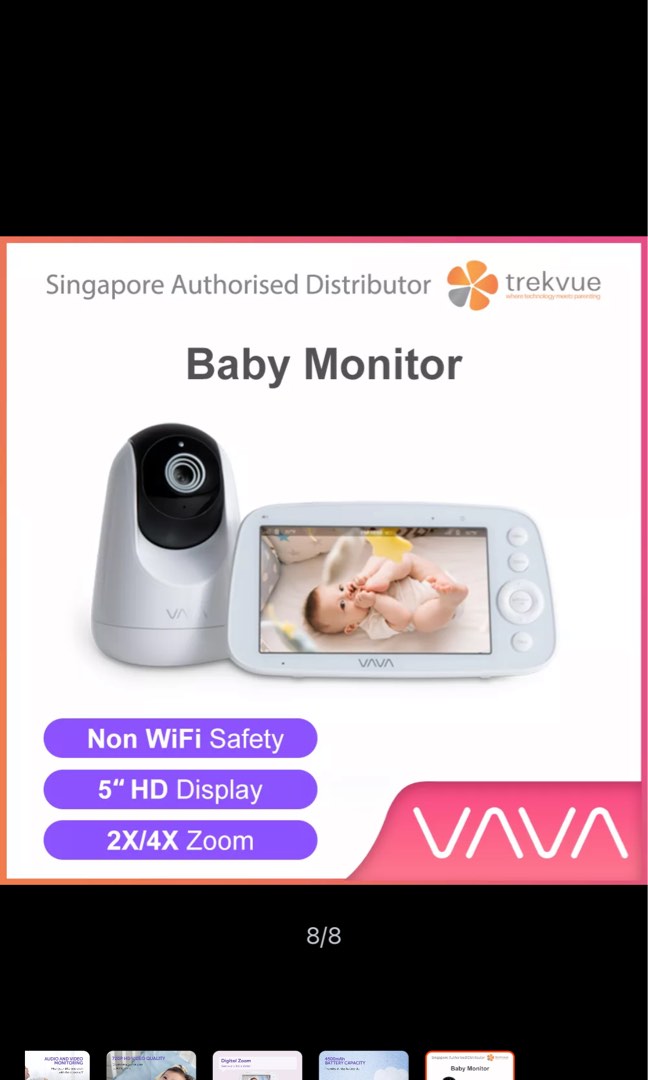 VAVA baby monitor camera set, Babies & Kids, Baby Monitors on Carousell