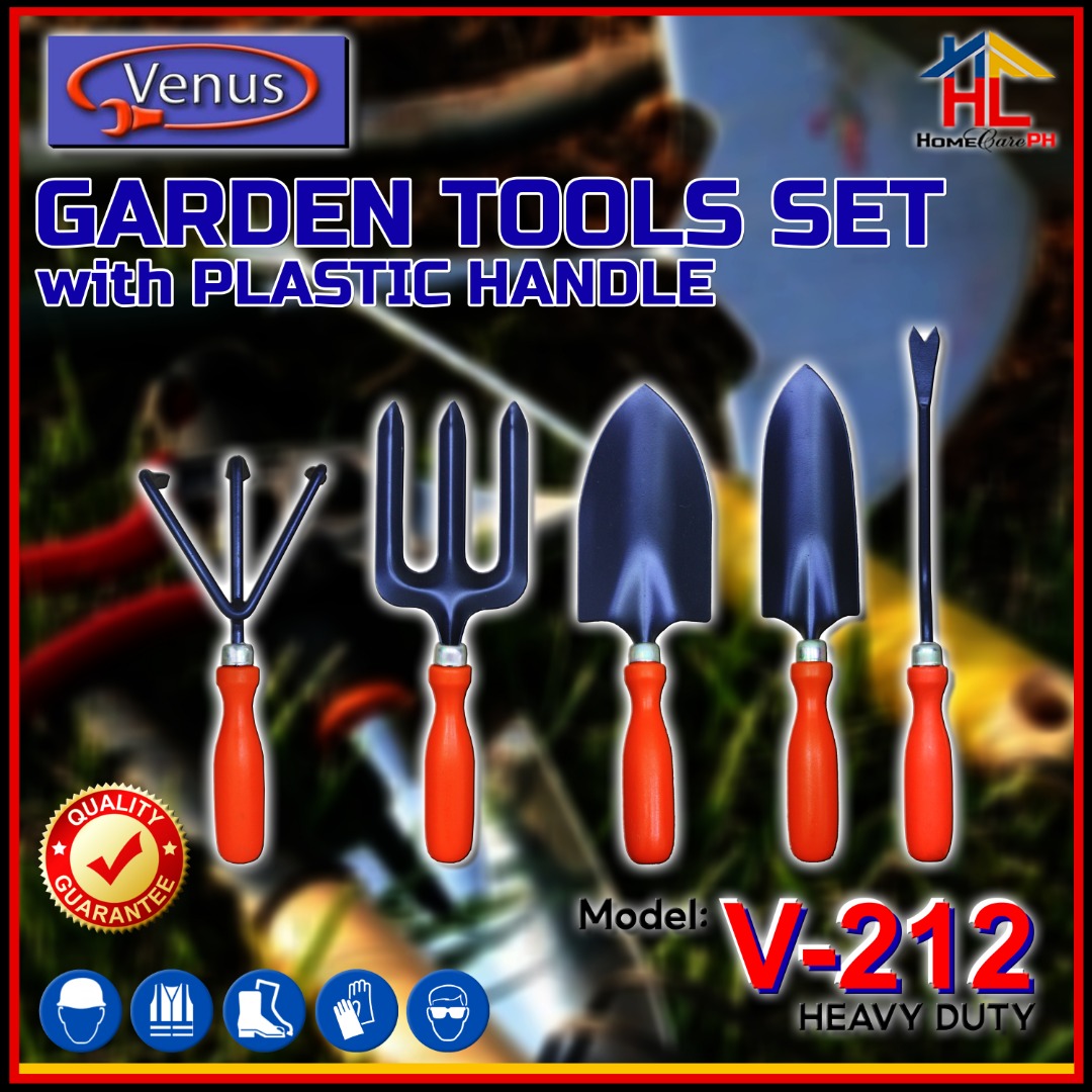 Venus Garden Tool Set with Plastic Handle, Commercial & Industrial ...