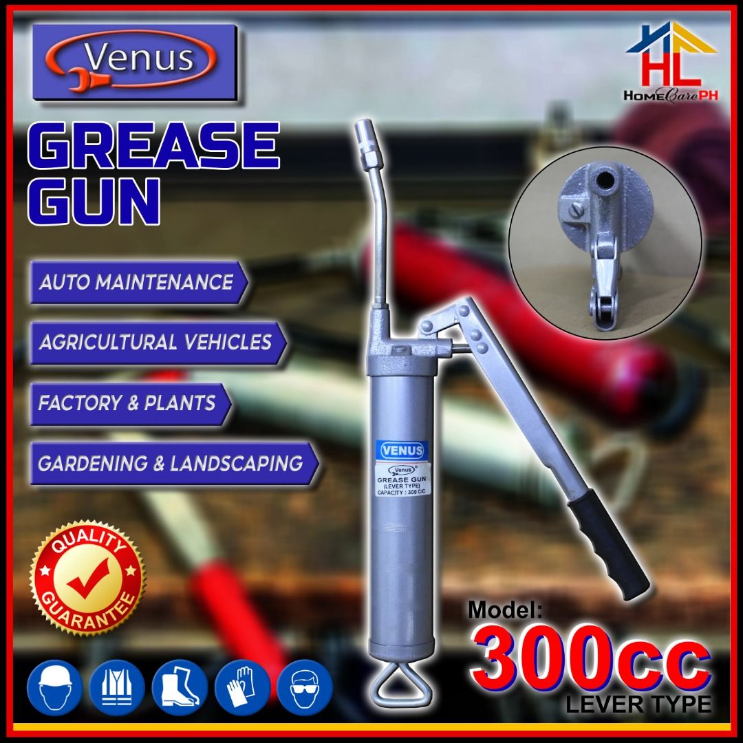 Venus Grease Gun 300cc, Commercial & Industrial, Industrial Equipment ...