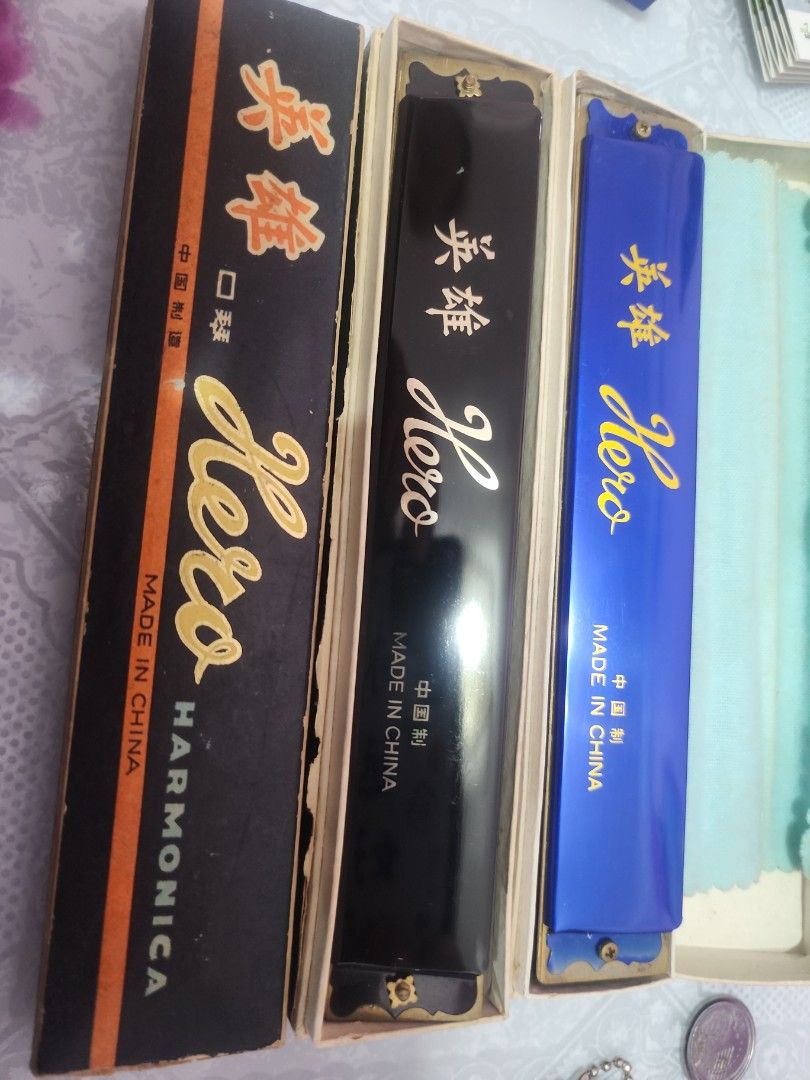 Vintage Hero Harmonica, Hobbies & Toys, Memorabilia & Collectibles ...