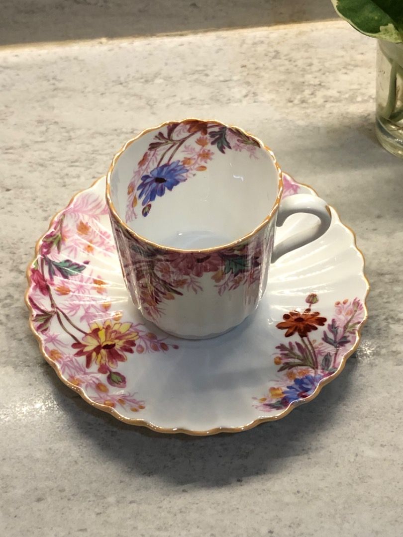 Vintage Spode Copeland China Demitasse Cup and Saucer - Chelsea Garden (919), Furniture & Home ...