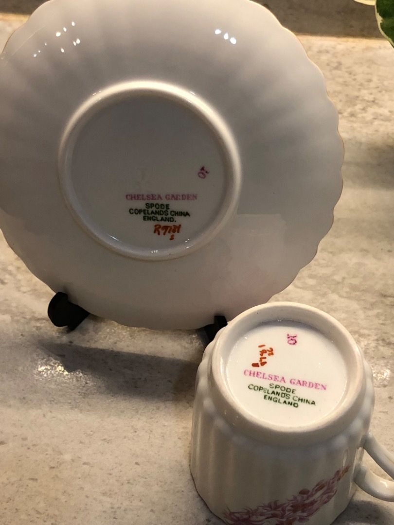 Vintage Spode Copeland China Demitasse Cup and Saucer - Chelsea Garden (919), Furniture & Home ...