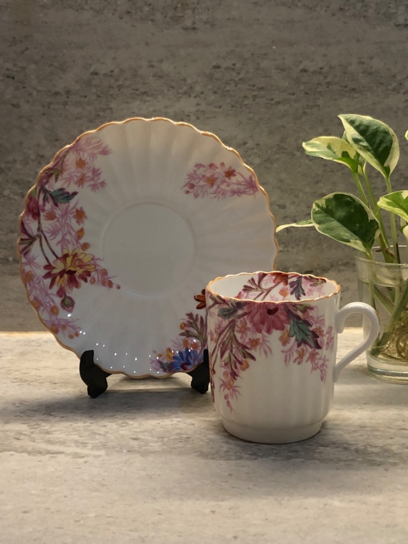 Vintage Spode Copeland China Demitasse Cup and Saucer - Chelsea Garden (919), Furniture & Home ...