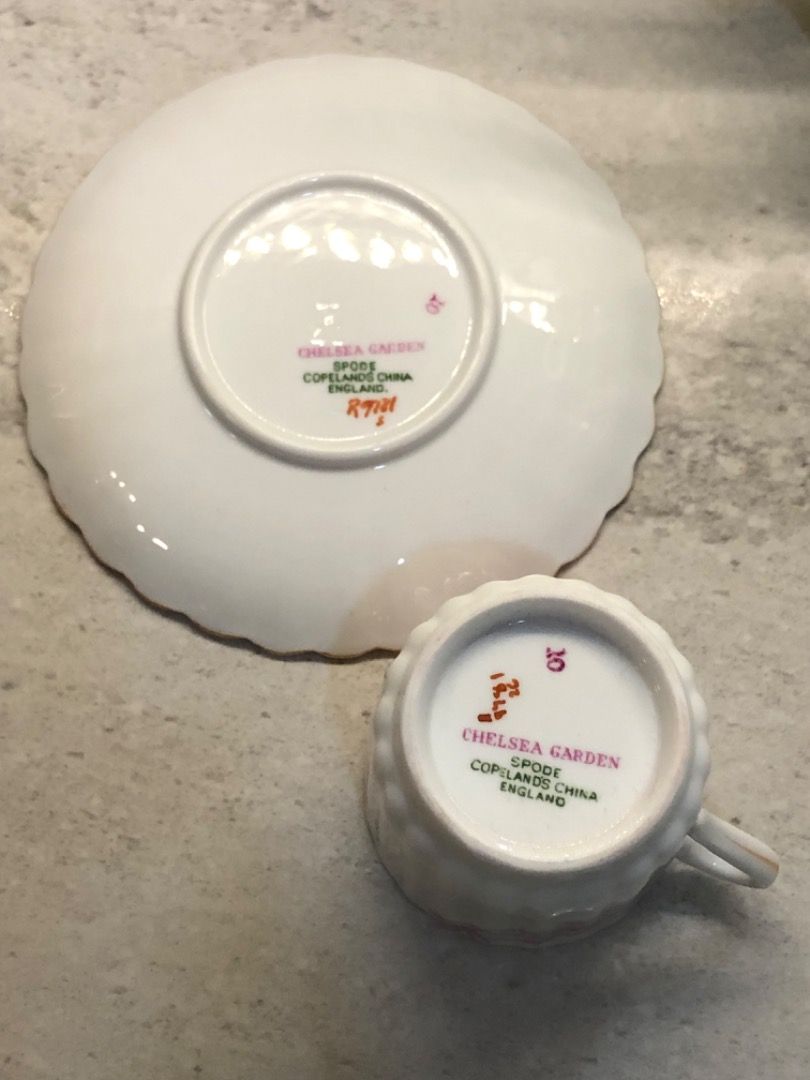 Vintage Spode Copeland China Demitasse Cup and Saucer - Chelsea Garden (919), Furniture & Home ...