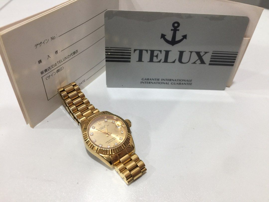 Vintage Telux watch, Luxury, Watches on Carousell