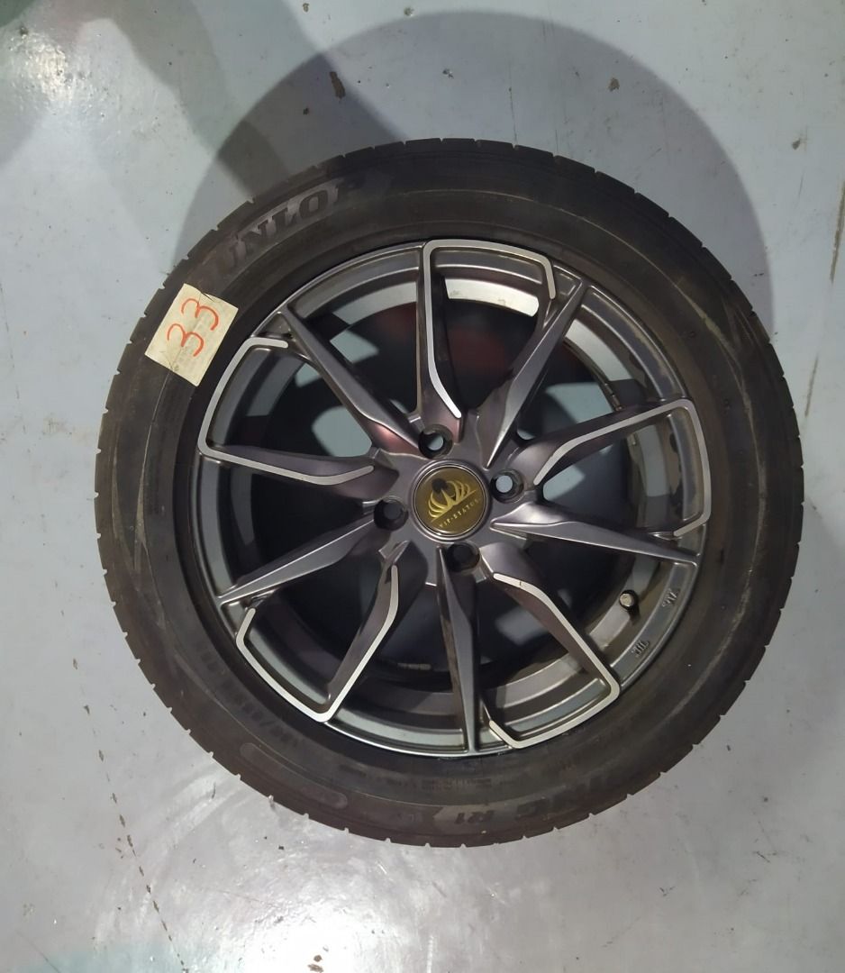 VIP Status Tyre and Rim Set, Car Accessories, Tyres & Rims on Carousell