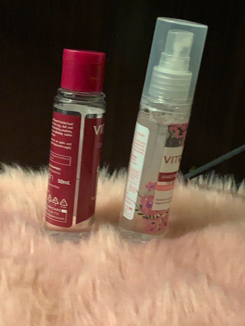 Vitress Hair Freshener in Floral Bloom and Vitress Cuticle Coat Classic ...