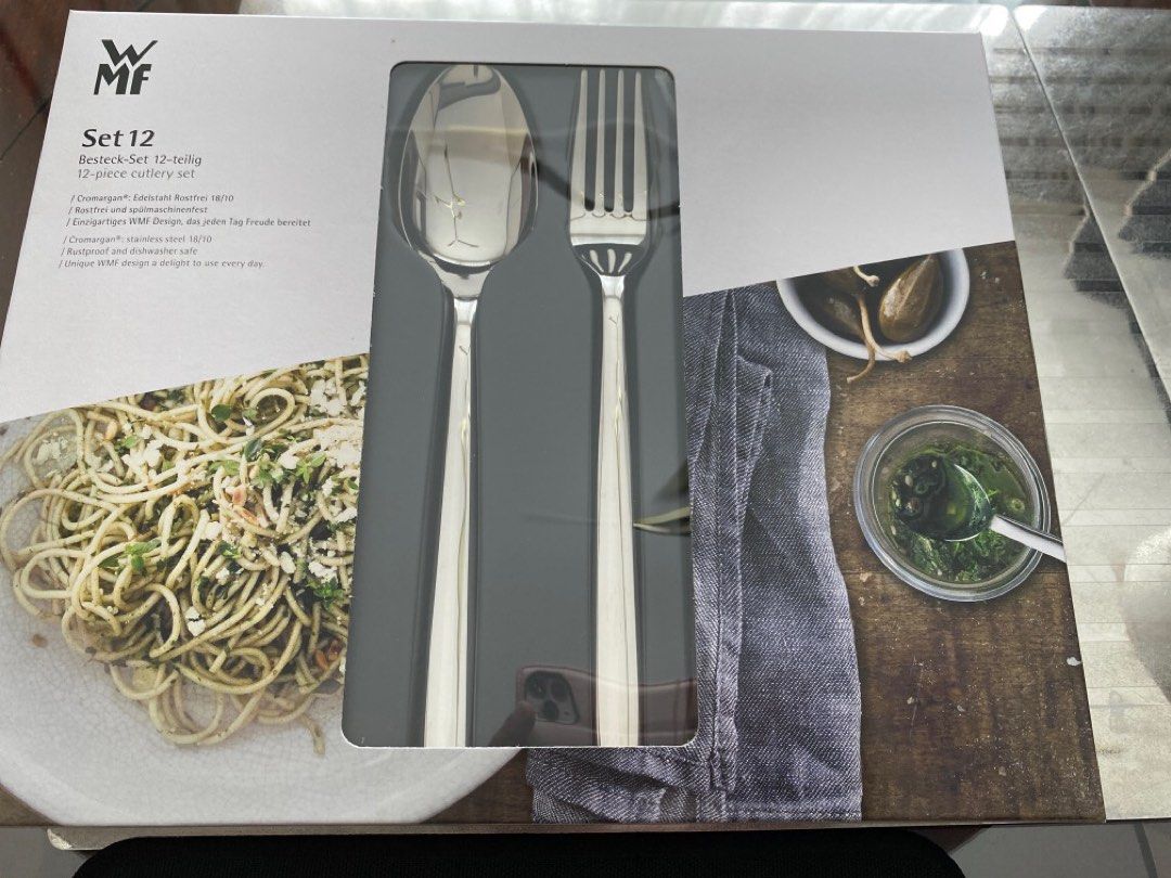 WMF Cutlery Set (12 PCs), Furniture & Home Living, Kitchenware ...