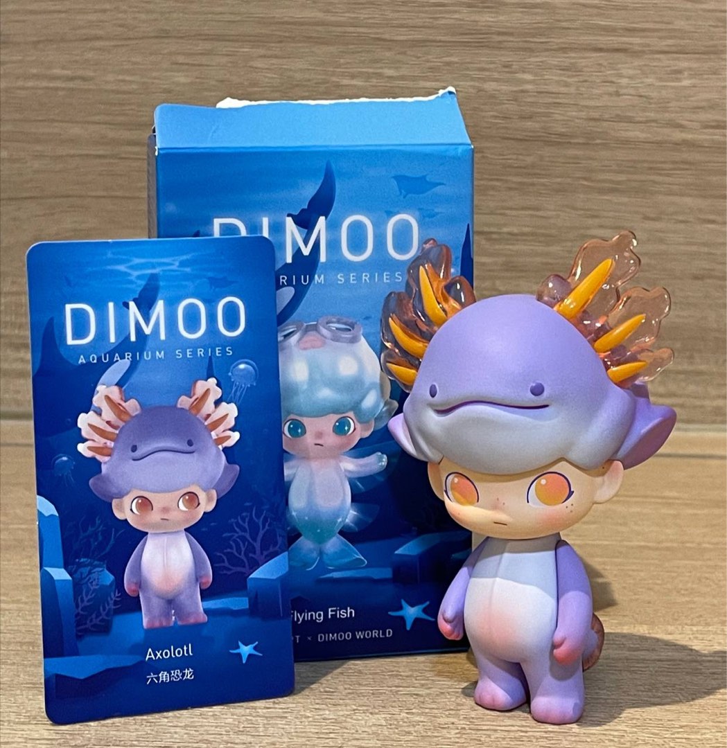 wts/wtt axolotl dimoo aquarium series popmart action city, Hobbies ...