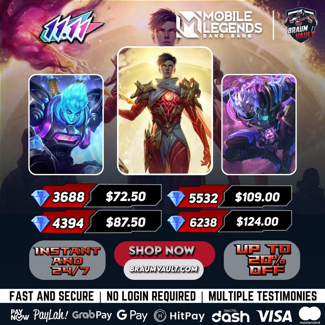 11.11 MOBILE LEGENDS EVENT | ML DIAMONDS | MOBILE LEGENDS DIAMONDS ...