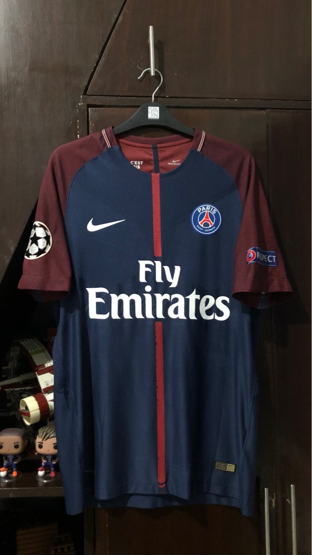 17/18 PSG No. 29 Kylian Mbappe UCL Patches Football/Soccer Jersey, Men ...
