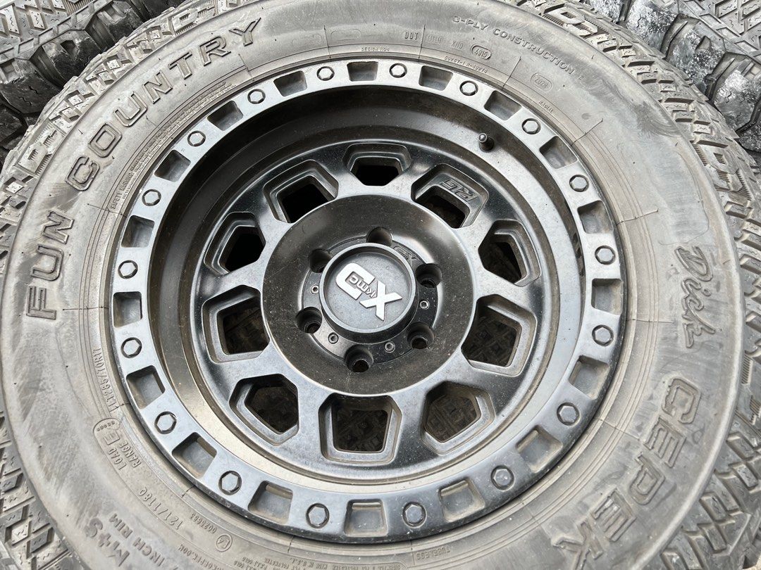 17" KMC XD series RG2 rims with Dick Cepek Fun Country tires 285/70r17 ...