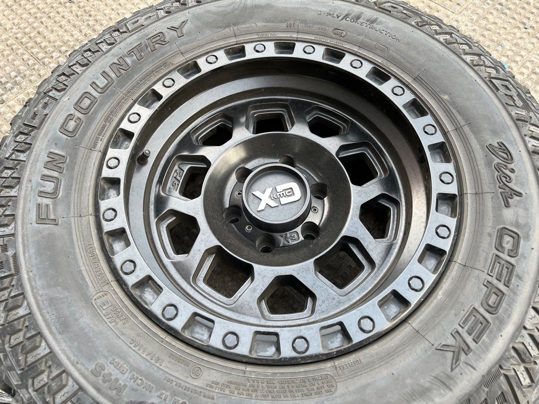 17" KMC XD series RG2 rims with Dick Cepek Fun Country tires 285/70r17 ...
