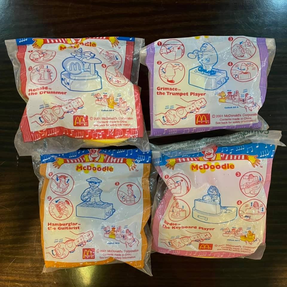 【二手】2001 McDonald’s 麥當勞 McDoodle 老友記樂團 (一套4個), 興趣及遊戲, 收藏品及紀念品, 古董收藏 ...